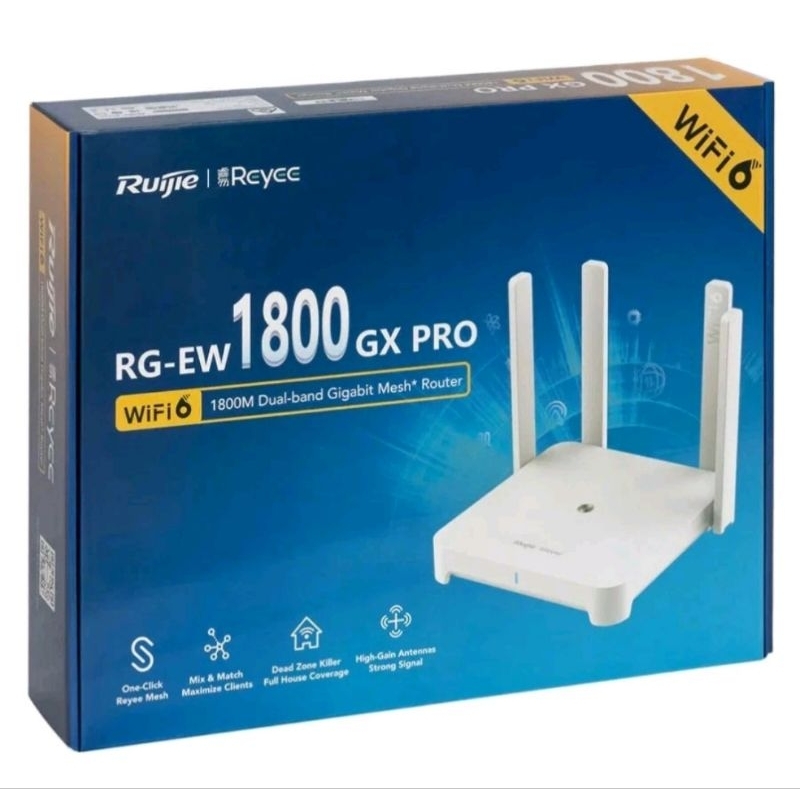 Jual Ruijie Reyee RG-EW1800GX PRO AX1800 Wifi6 Dual Band Wireless ...