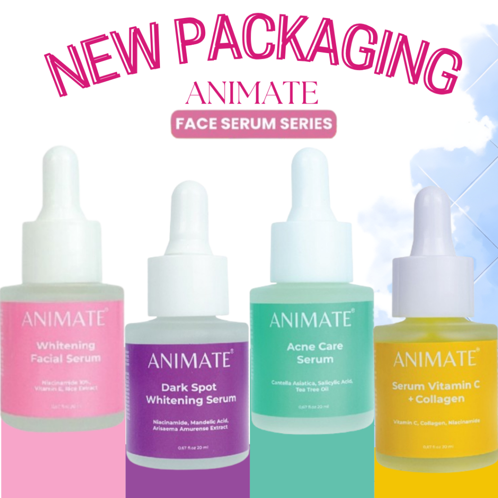 Jual Animate Face Serum Series BPOM Netto 20ml | Shopee Indonesia