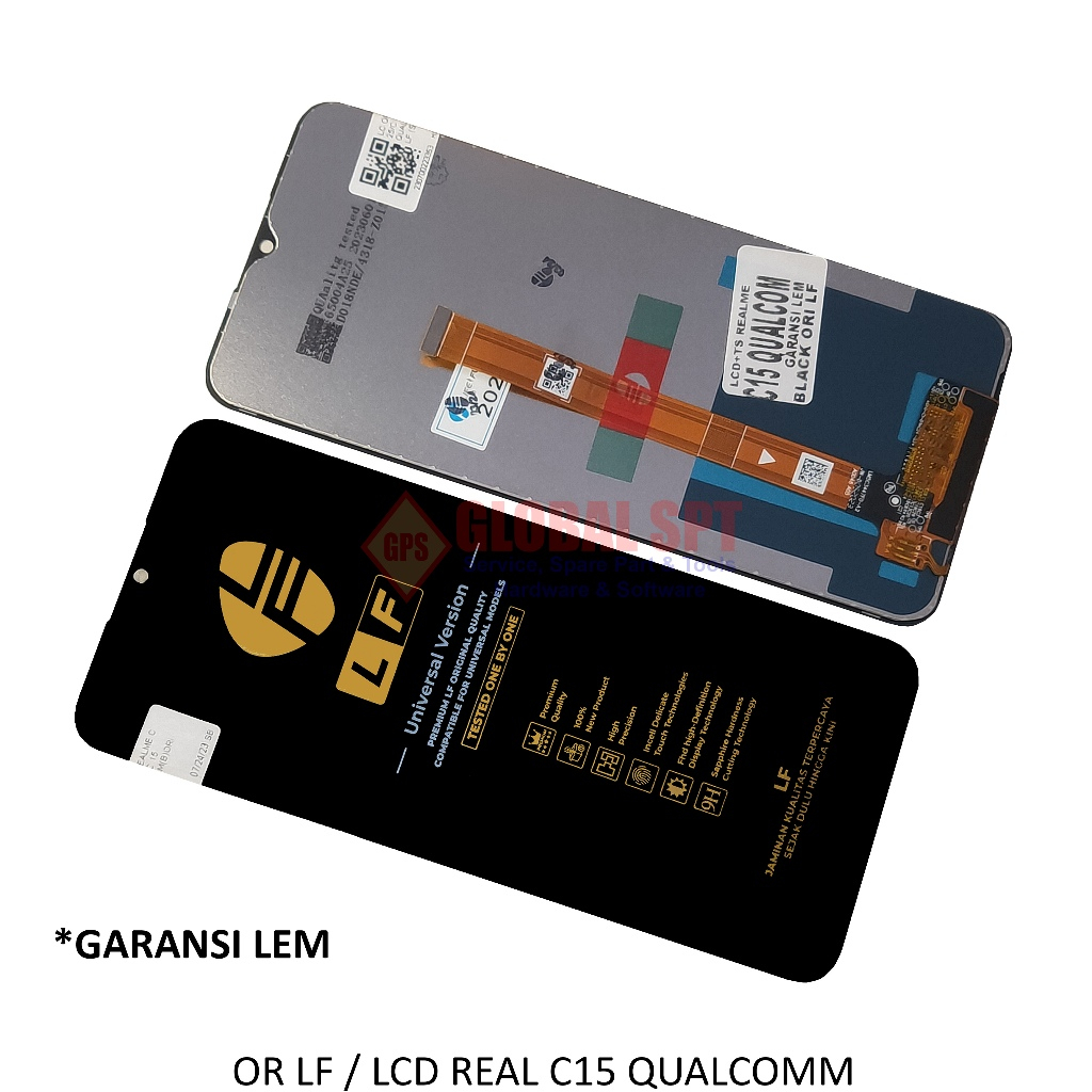 Jual VERSI QUALCOMM OR LF / LCD TOUCHSCREEN REALME C15 / A15 / C11 2020 ...