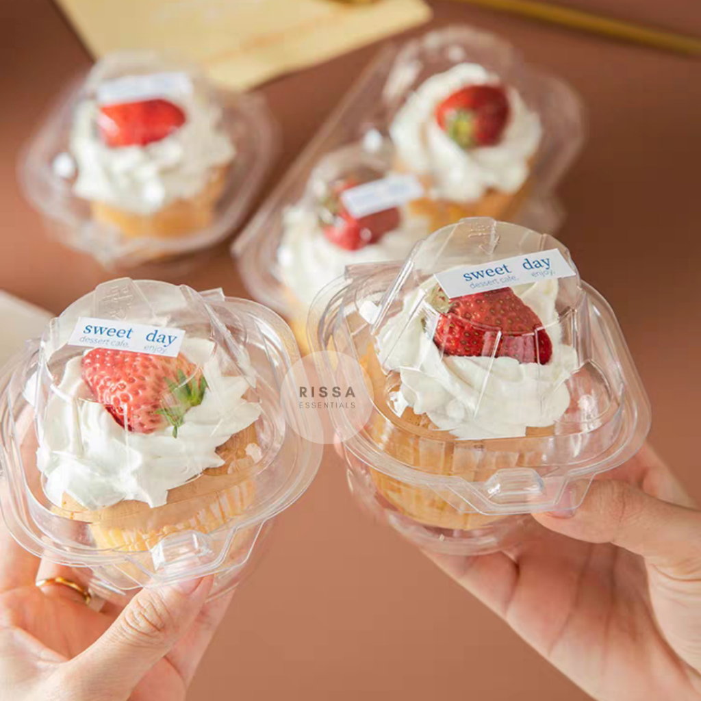 Jual [Isi 10 BOX] [RISSA] Kotak Kue Kotak Packaging Kotak Muffin ...