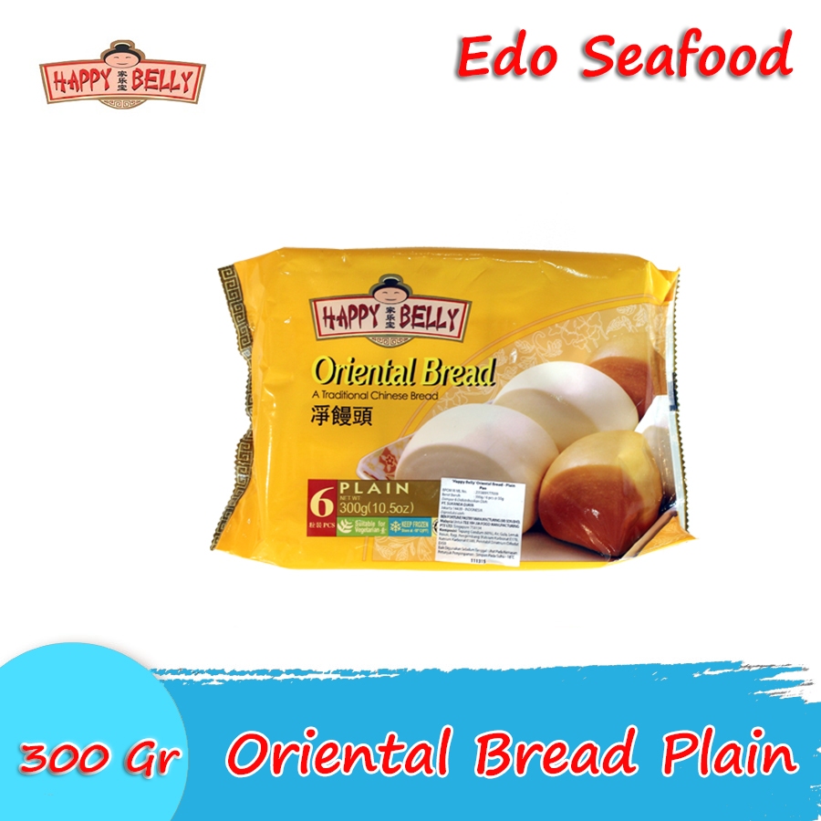 Jual Happy Belly Oriental Bread Plain 300 Gr / Roti Oriental Tawar ...