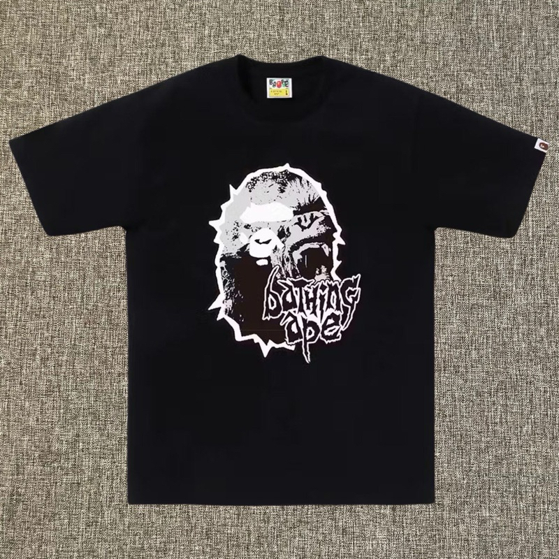 Jual Bape Made Ape Head Tee Black Original / Baju Kaos Bape Authentic ...