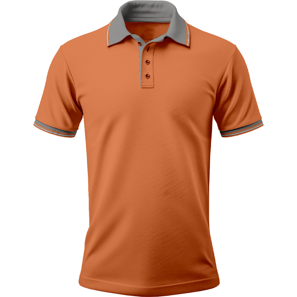 Jual COD kaos kerah/ kaos polo lengan pendek MERAH BATA KERAH ABU pria ...