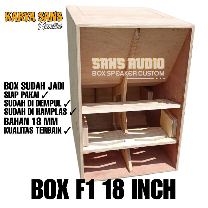Jual Box speaker f1 18 inch mentahan | Shopee Indonesia