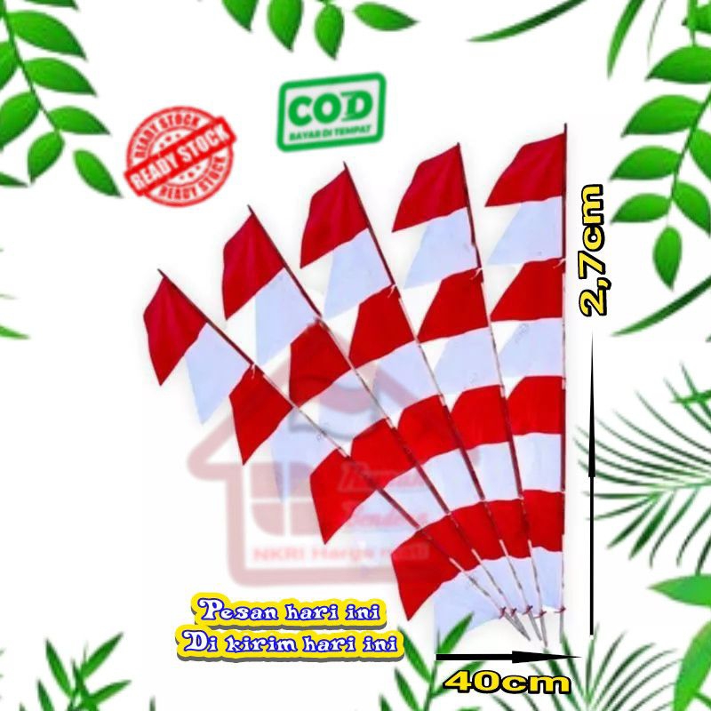 Jual bendera umbul-umbul gergaji 8 mata | Shopee Indonesia