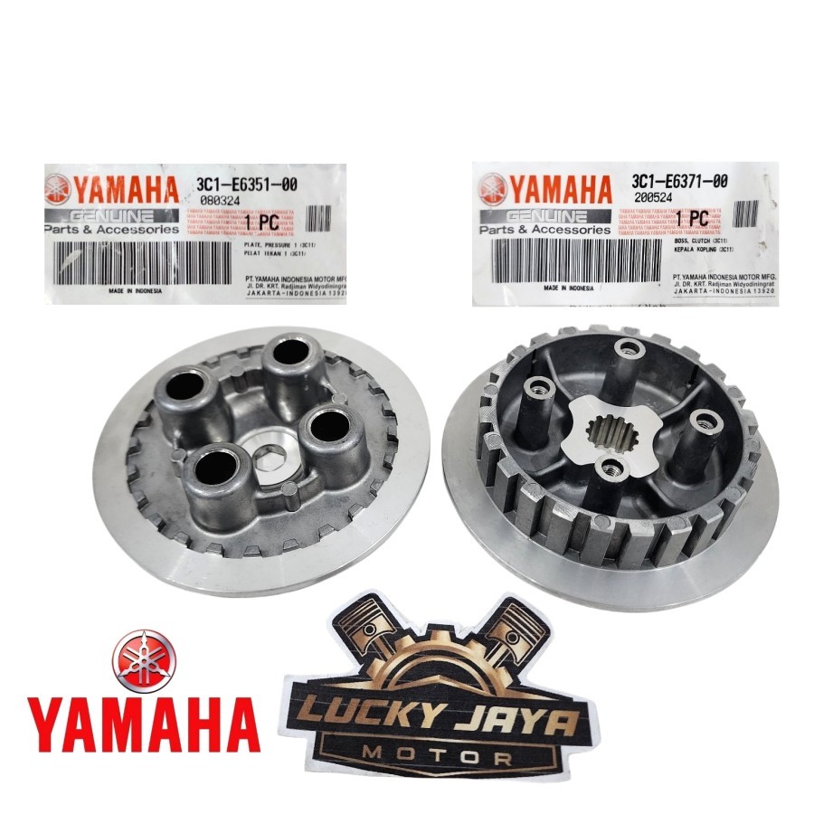 Jual Kaki 4 Plus Lawan Bosh Clutch Plate Pressure Rumah Kopling Vixion Lama Old 3C1-E6371+3C1 ...