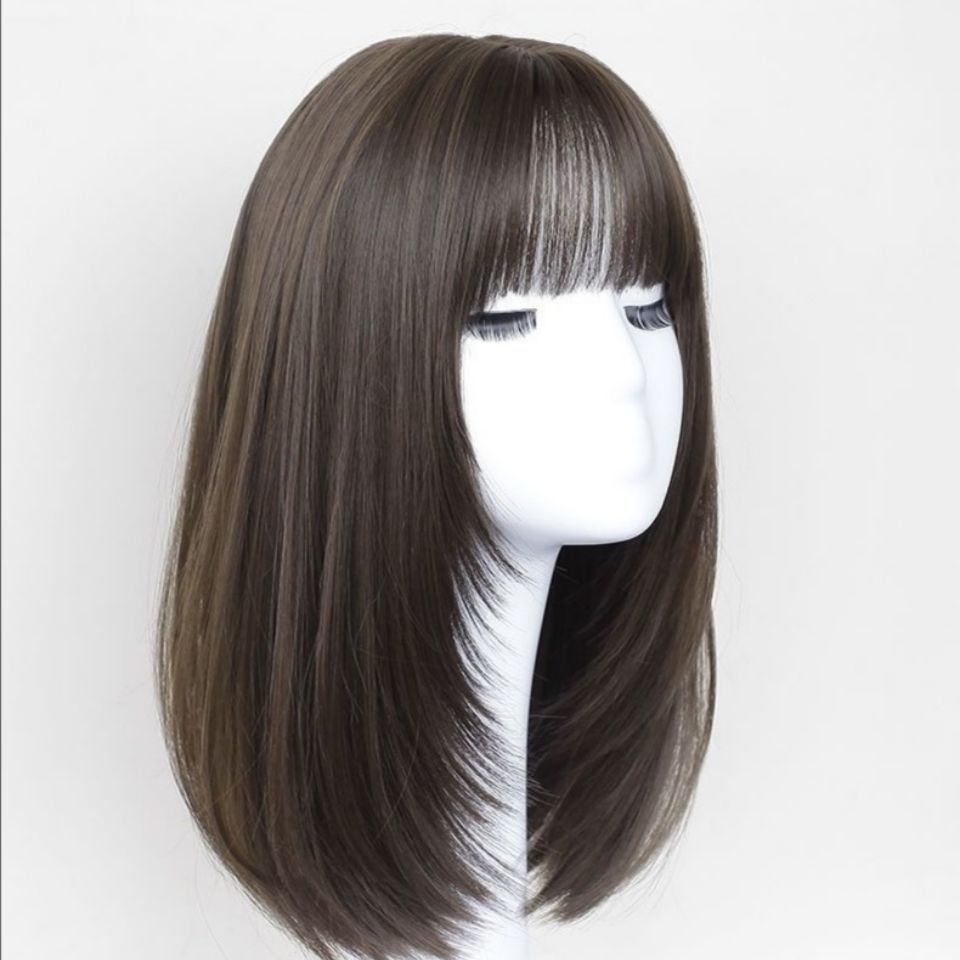 Jual Wig untuk rambut palsu wanita dengan rambut sedang dan panjang ...