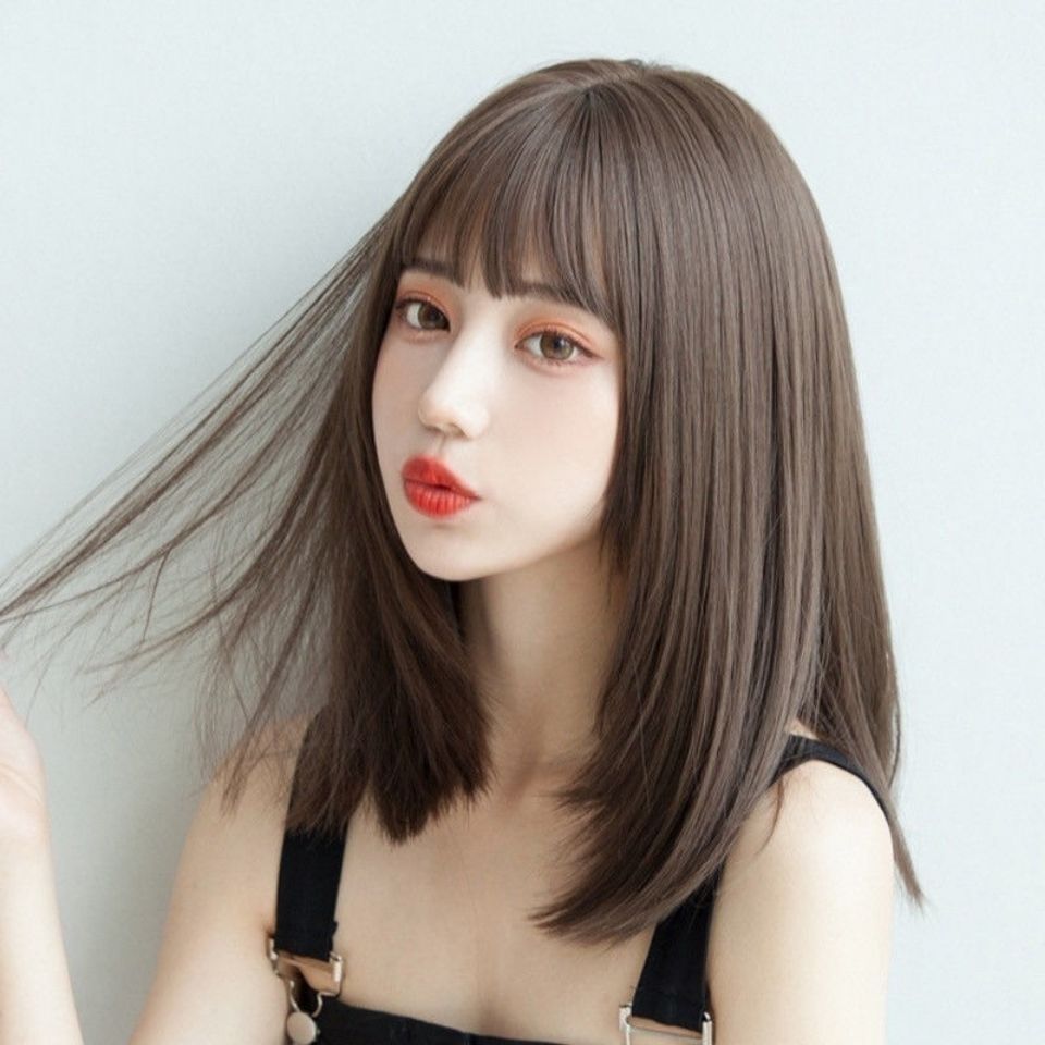 Jual Wig untuk rambut palsu wanita dengan rambut sedang dan panjang ...