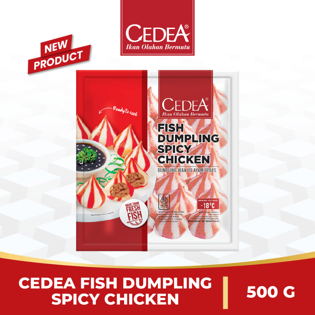 Jual CEDEA FISH DUMPLING SPICY CHICKEN [500g] | Shopee Indonesia