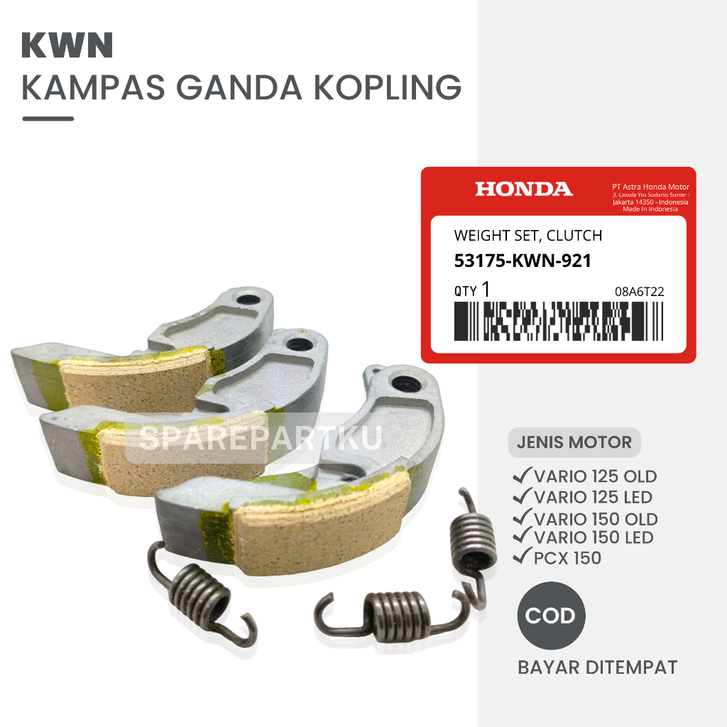 Jual KWN KAMPAS GANDA VARIO 125/150 2012-2024 ESP OLD, PCX 150 / RUMAH ...