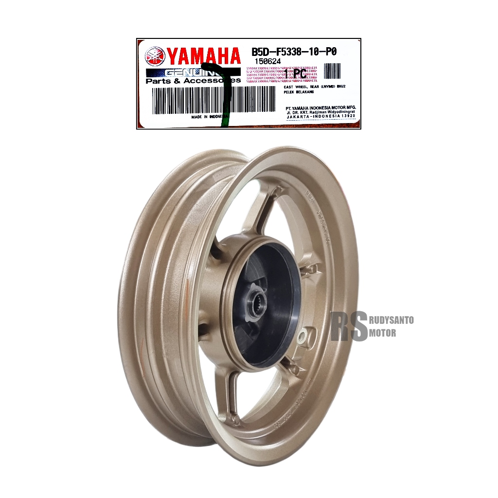 Jual Cast Wheel Rear Pelek Velg Vleg Racing Belakang Yamaha Freego ...