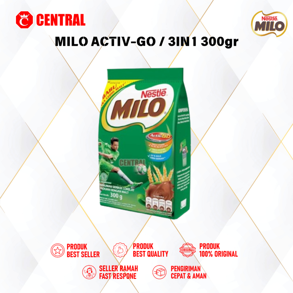Jual MILO ACTIV-GO / 3IN1 300gr | Shopee Indonesia