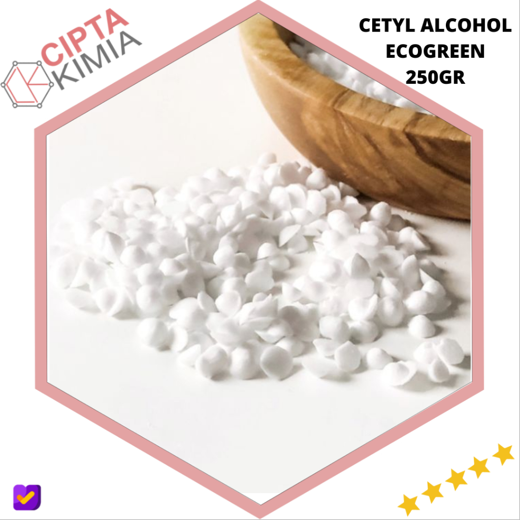 Jual Cetyl Alcohol ex ECOGREEN 250gr / Cetil Alkohol / Setil Alkohol ...