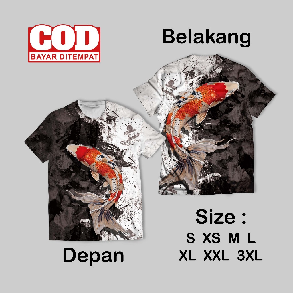 Jual Kaos Fullprint Wallpaper Fish Mania Keren | Kaos AOP Mancing Mania ...