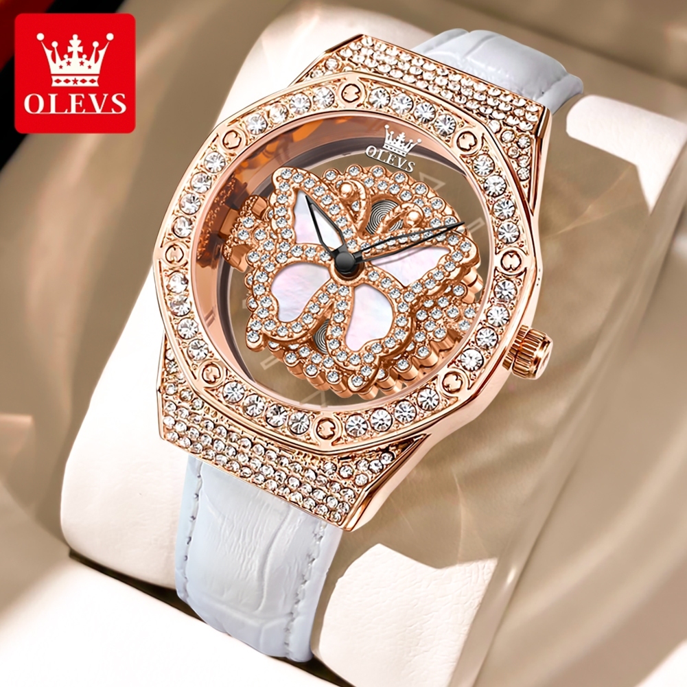 Jual OLEVS Jam Tangan Wanita Anti Air Original Cewek Luminous Indah ...