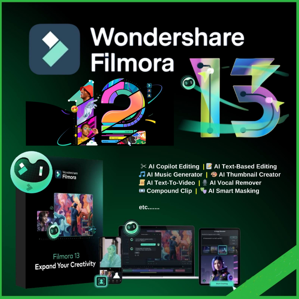 Jual FILMORA 12 dan 13 TANPA WATERMARK ORIGINAL | Shopee Indonesia