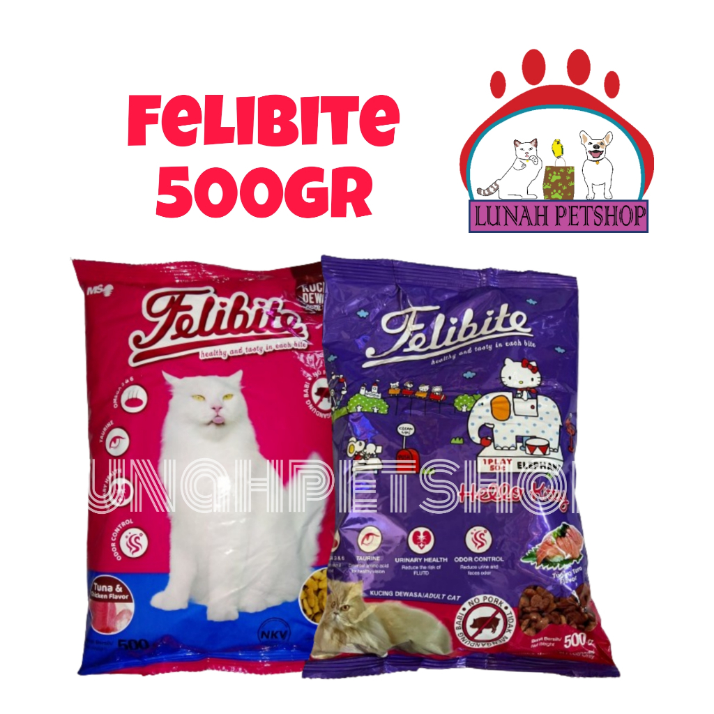 Jual Makanan Kucing Felibite 500gr Dry Food | Shopee Indonesia