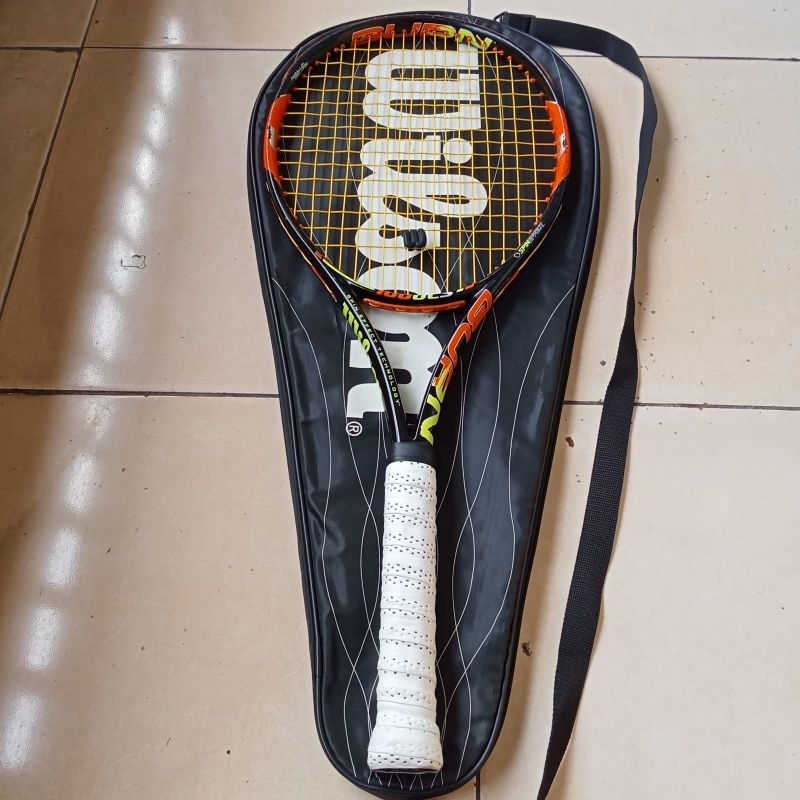 Jual Raket tenis Wilson burn 100uls original bekas | Shopee Indonesia