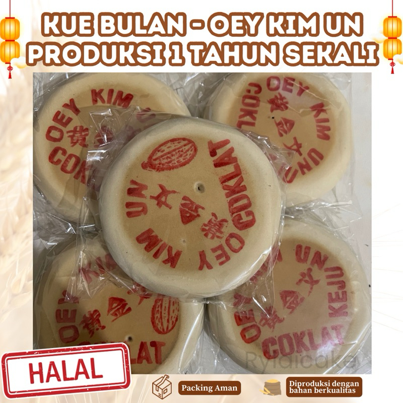 Jual Kue Bulan OEY KIM UN / TONG JIU PIA / MOONCAKE / KUE RODA | Shopee ...