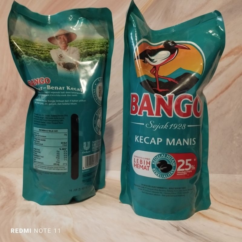 Jual Bango Kecap Manis Refill 1000 gr / 735 mL | Shopee Indonesia