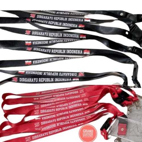 Jual LANYARD DAN ID CARD BENDERA MERAH PUTIH | Shopee Indonesia