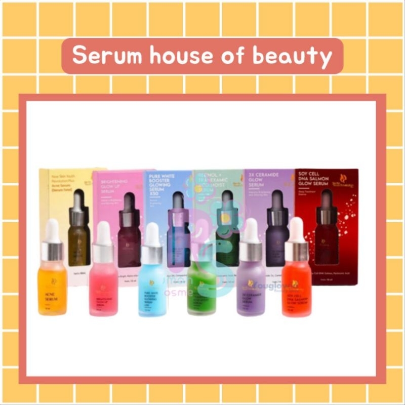 Jual SERUM GLOW VIRAL HOUSE OF BEAUTY BRIGHTENING GLOW UP SERUM NEW ...