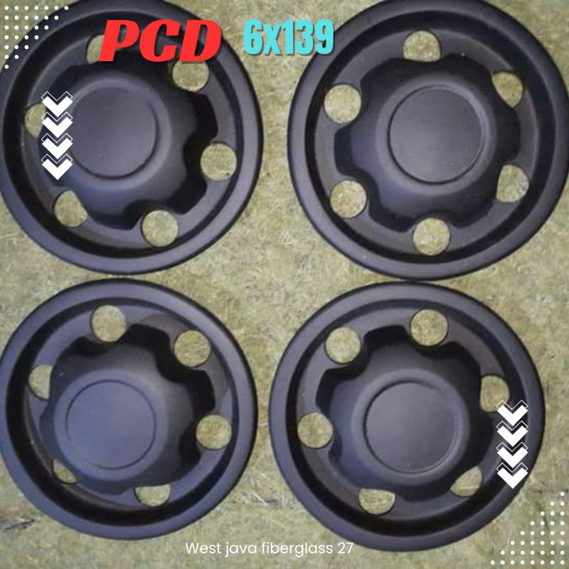 Jual PROMO Dop velg kaleng mobil PCD 6x139 Elf, Hiace, Pregio, Fortuner ...