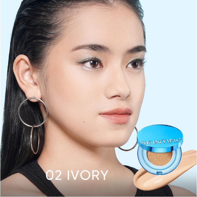Jual Skintific Cushion Perfect Stay - (BIRU) | Shopee Indonesia