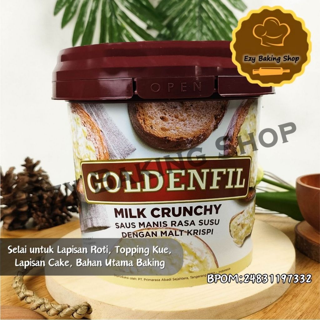 Jual SELAI GOLDENFIL MILK CRUNCHY 1KG / SELAI ROTI | Shopee Indonesia
