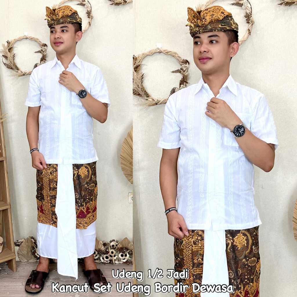 Jual set busana adat ke pura /pakaian adat bali pria / set busana adat ... Jual set busana adat ke pura /pakaian adat bali pria / set busana adat ...