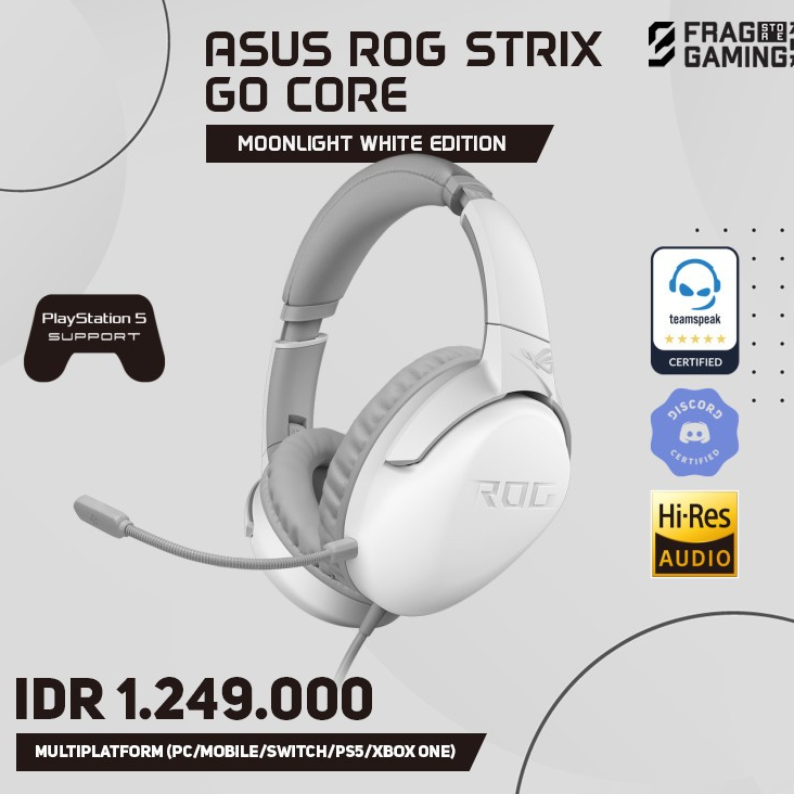 Jual ASUS ROG Strix Go Core Moonlight White 3.5mm Gaming Headset for ...