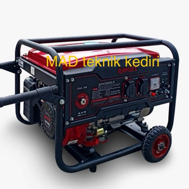 Jual Generator Listrik Genset 2500-3000 watt RAMSES GFH5800LX Stater ...