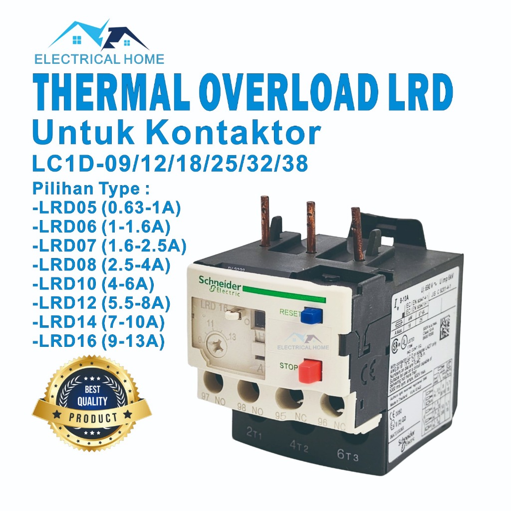 Jual THERMAL OVERLOAD TYPE LRD | Shopee Indonesia