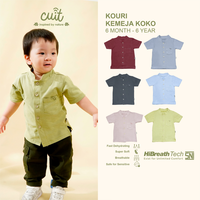 Jual CUIT Baby 6 Bulan - 6 Tahun Kouri Kemeja Anak Laki-Laki - Baju ...