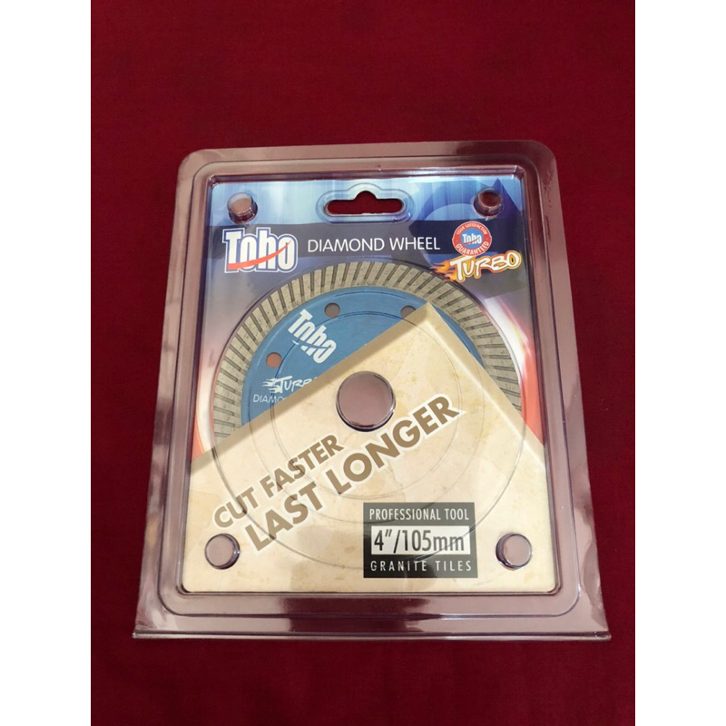 Jual DIAMOND WHEEL TURBO DRY & WET TOHO 4" FOR GRANITE / MATA POTONG ...