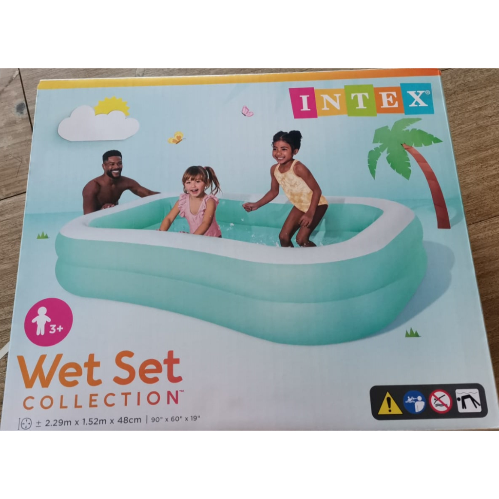 Jual Kolam Renang Anak Mandarin Swim Center Family Pool Orange INTEX ...
