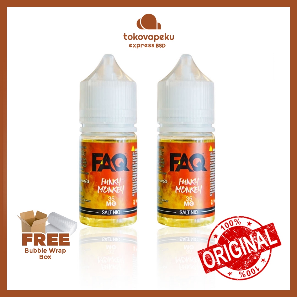 Jual FAQ FUNKY MONKEY SALTNIC SEREIS 30ML EJM SALTNIC EJM | Shopee ...
