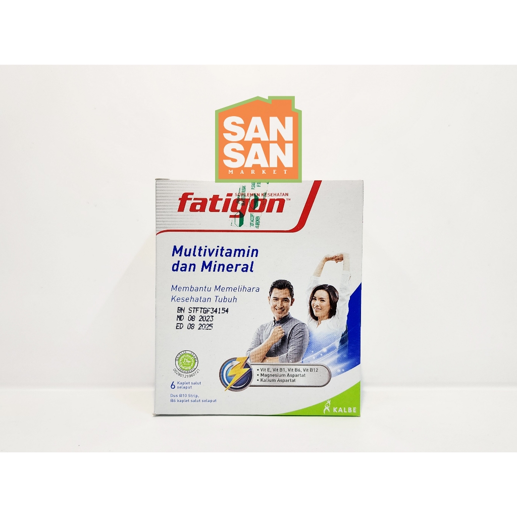 Jual Fatigon Multivitamin Box isi 60 Kaplet | Shopee Indonesia