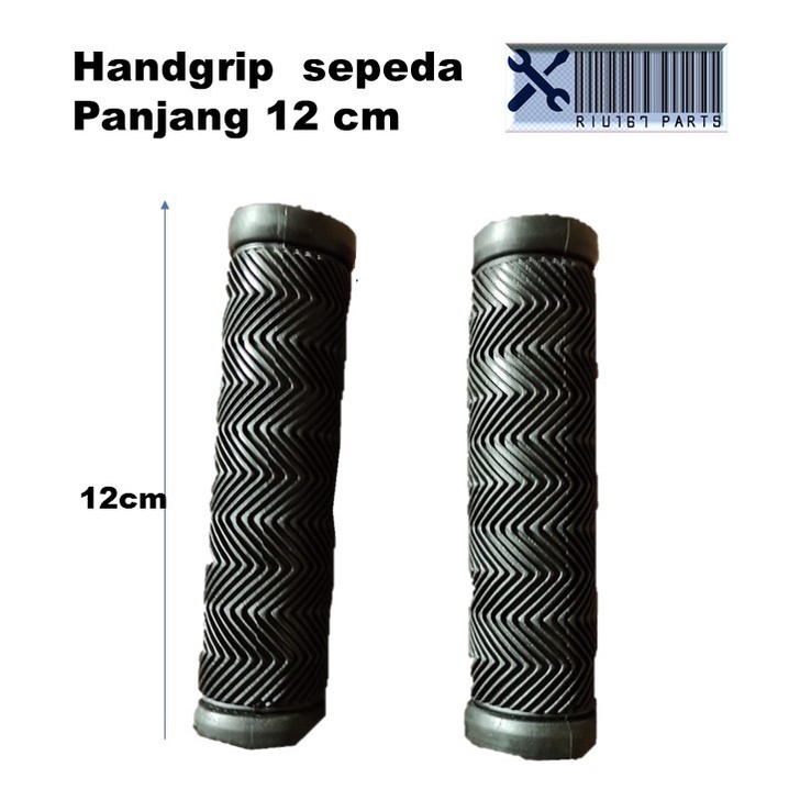 Jual RIU167 HANFAT HAND GRIP SEPEDA HITAM Pegangan sepeda BMX - MTB ...
