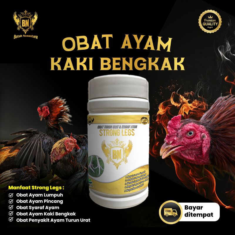Jual STRONG LEGS Obat ayam lumpuh turun urat tedun rambat kaki bengkak ...