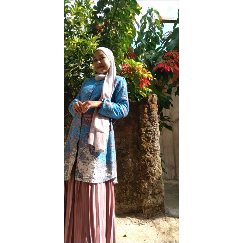 Jual BATIK WANITA MURAH CORAK BIRU (FOTO REALPICT TANPA DIEDIT EDIT ...