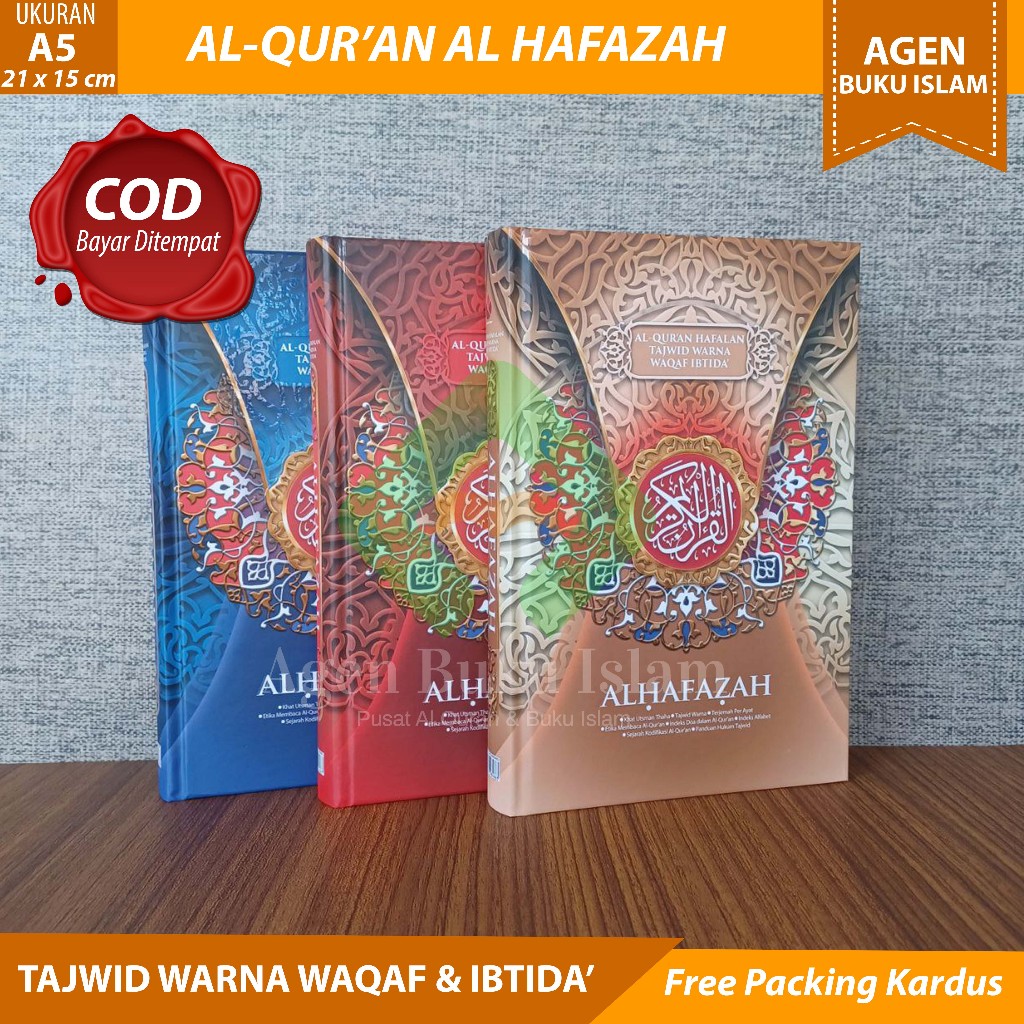 Jual COD Al Quran Hafalan Alhafazah ukuran Sedang A5 Terjemah Per Ayat ...