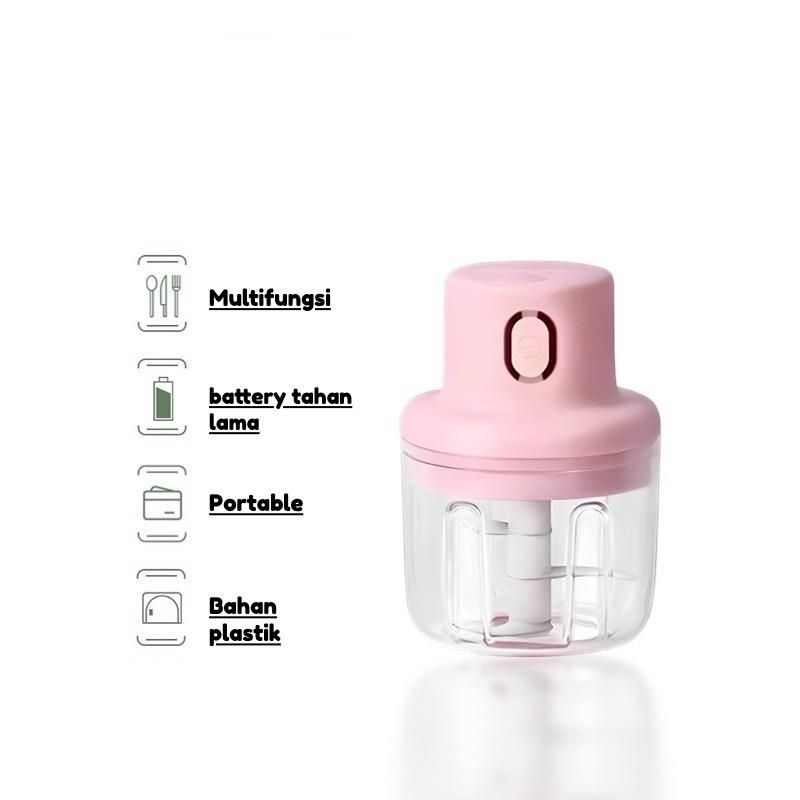 Jual MINI BLENDER 250ml mini chopper Portable Blender Elektrik blender ...