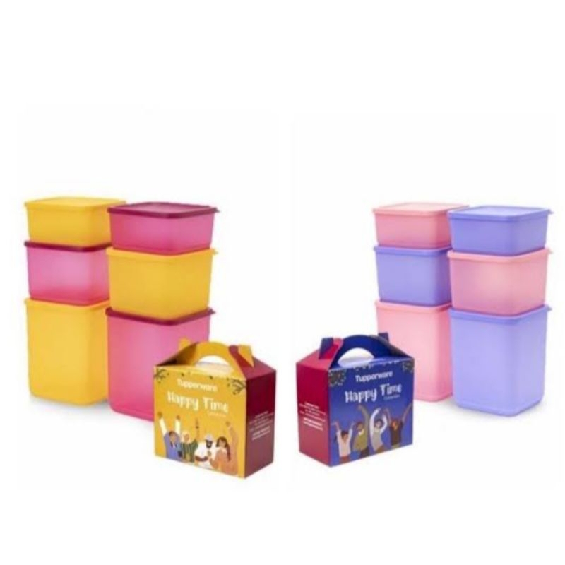 Jual Happy time collection tupperware / toples tupperware | Shopee ...
