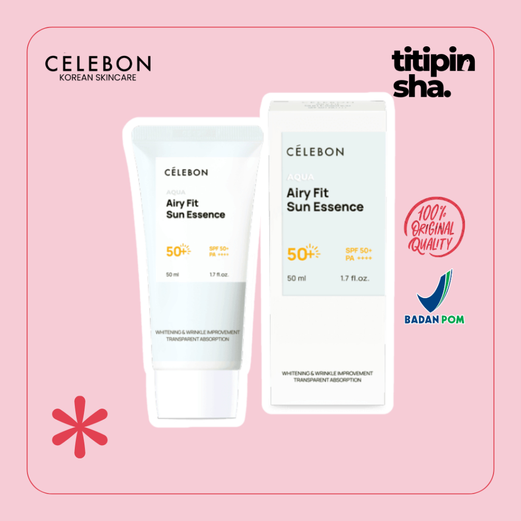 Jual Celebon Airy Fit Sun Essence | 50ml | Shopee Indonesia