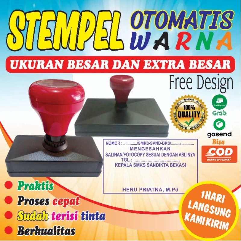 Jual Stempel Extra Besar/ Jumbo / Kardus / Kertas / paperbag | Shopee ...