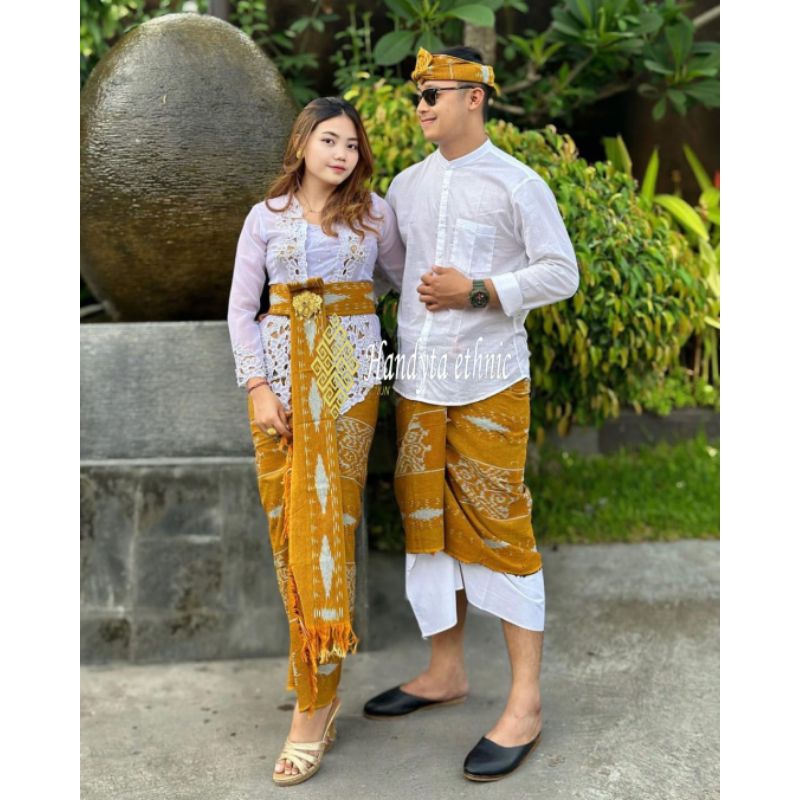 Jual SET COUPLE SAPUT + KAMBEN + SLENDANG Tenun Ikat Blanket Halusan ...