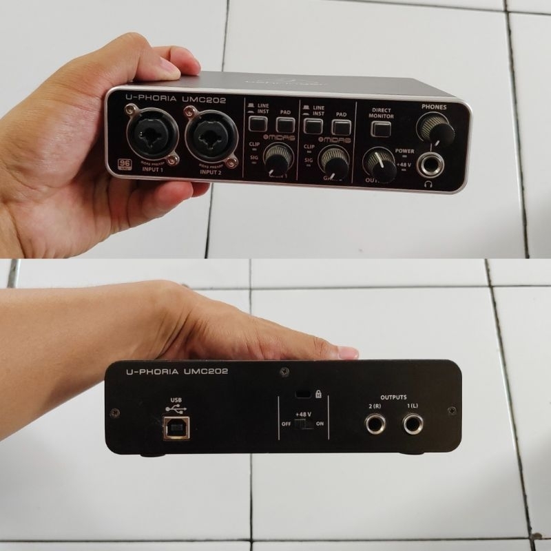 Jual behringer umc202 soundcard audio interface | Shopee Indonesia