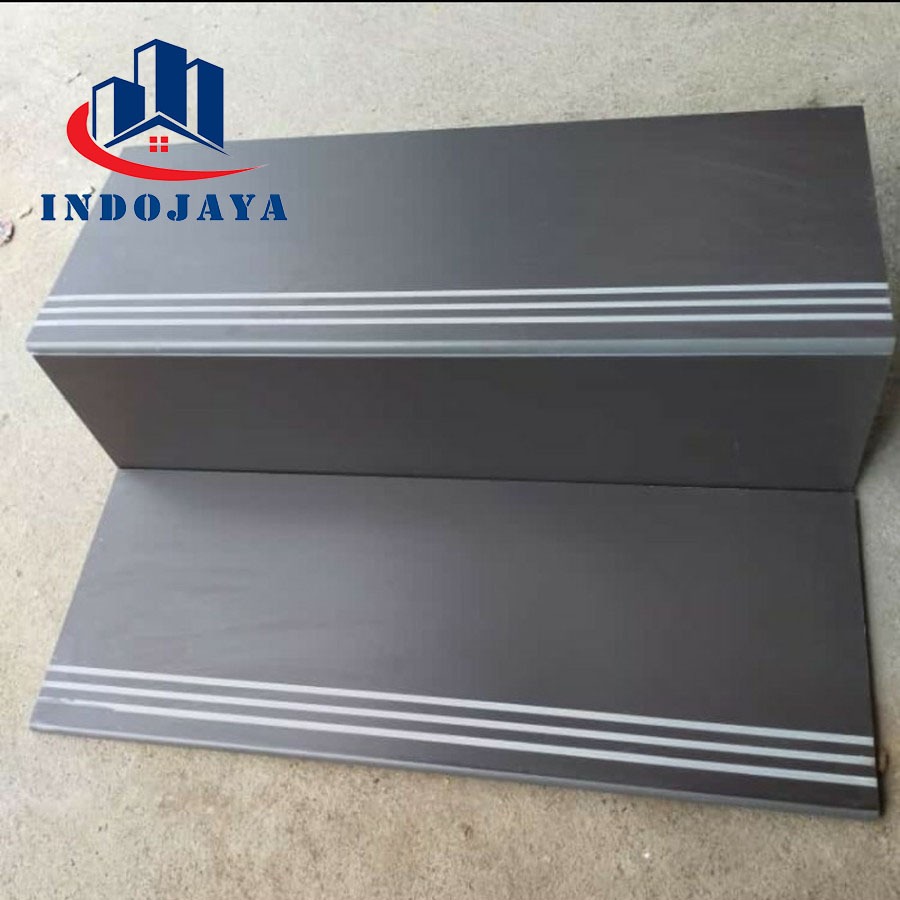 Jual granit tangga hitam doff 30x80 30x90 30x100 30x120 list keramik ...