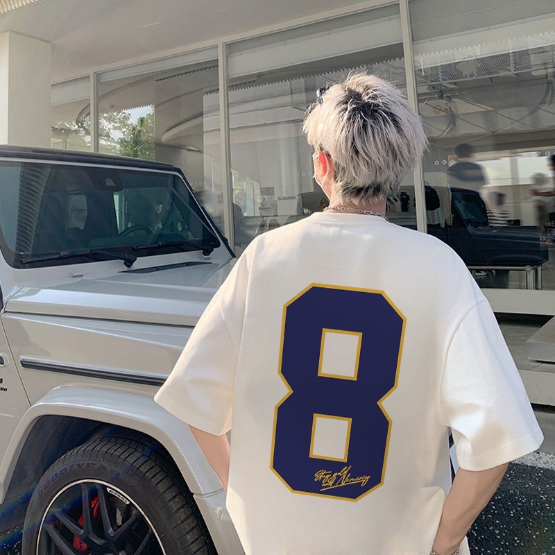 Jual Siwol Kaos Pria Number 8 Letter Baju Distro Pria Retro Style T ... Jual Siwol Kaos Pria Number 8 Letter Baju Distro Pria Retro Style T ...